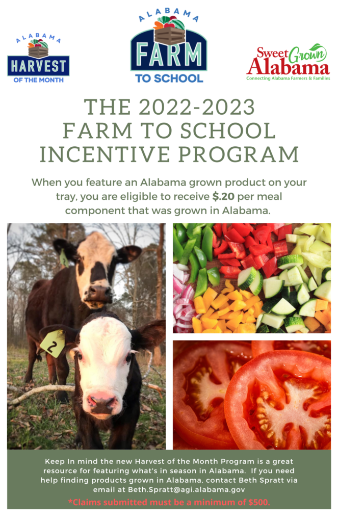 Farm to School Incentive Program – Alabama Agriculture & Industries ...