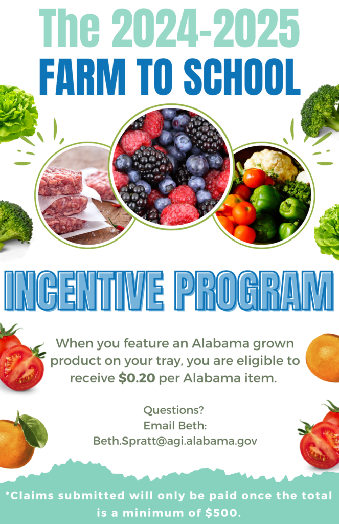Farm to School Incentive Program – Alabama Agriculture & Industries ...