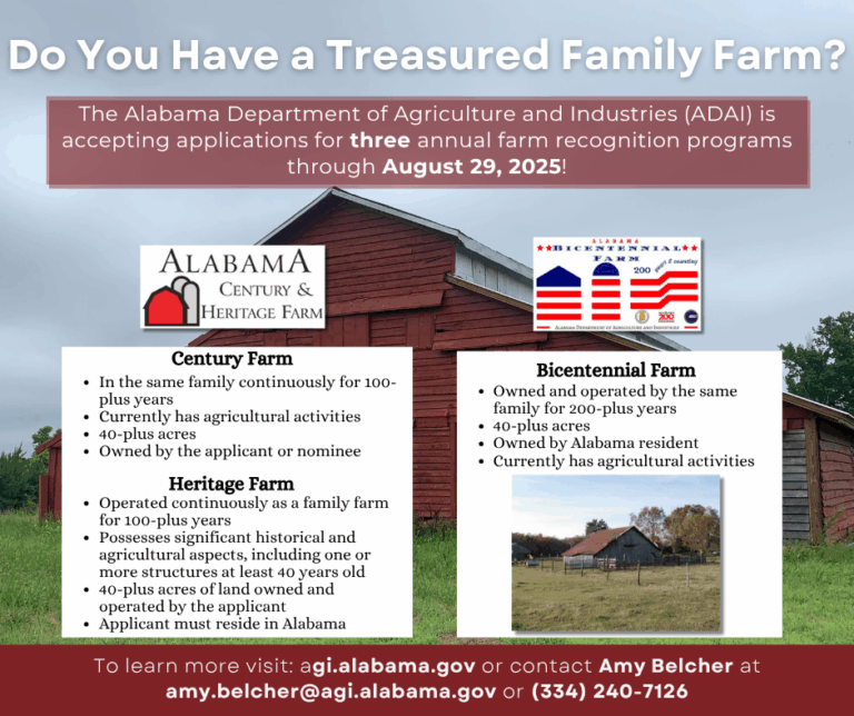 ADAI IS ACCEPTING CENTURY & HERITAGE FARM AND BICENTENNIAL FARM ...